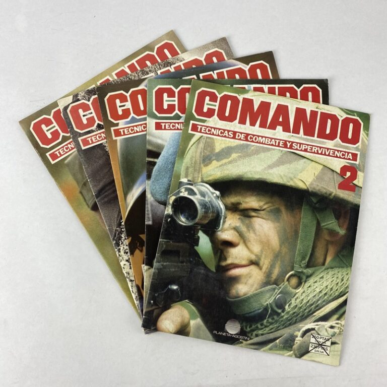 Revista Comando Tecnicas de Combate 5 números - Militaria